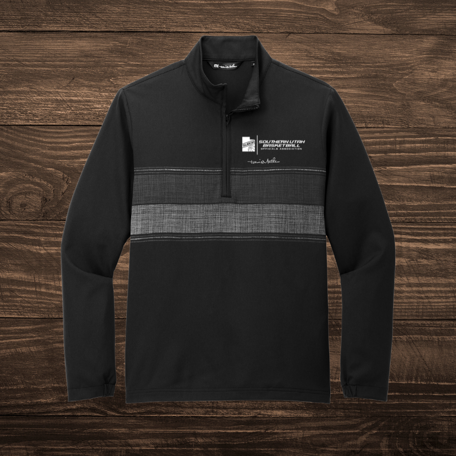 SUBOA- Travis Mathew- Black 1/4 Zip – Route 153 Apparel